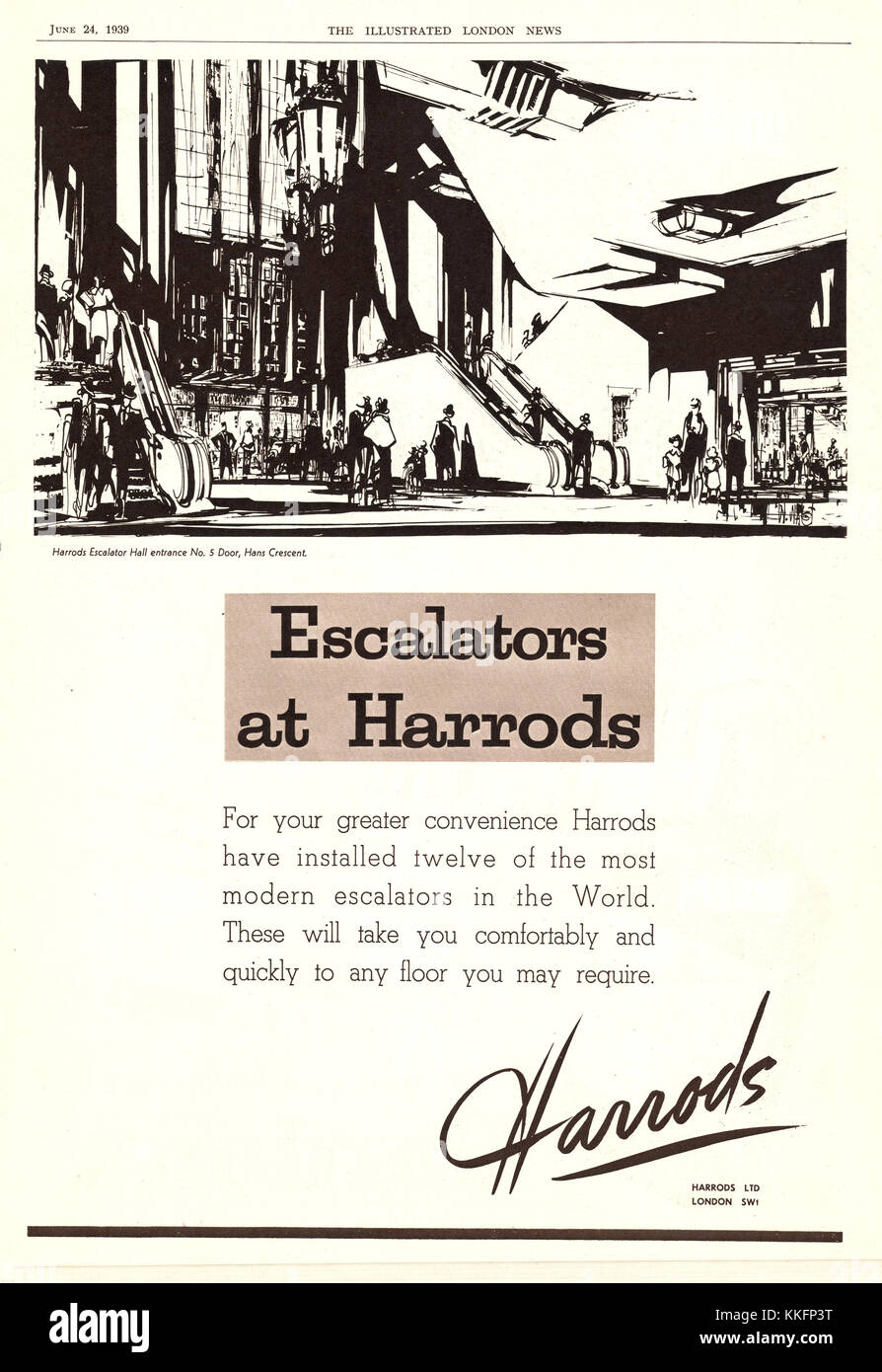 Harrods London Escalator High Resolution Stock Photography and Images ...