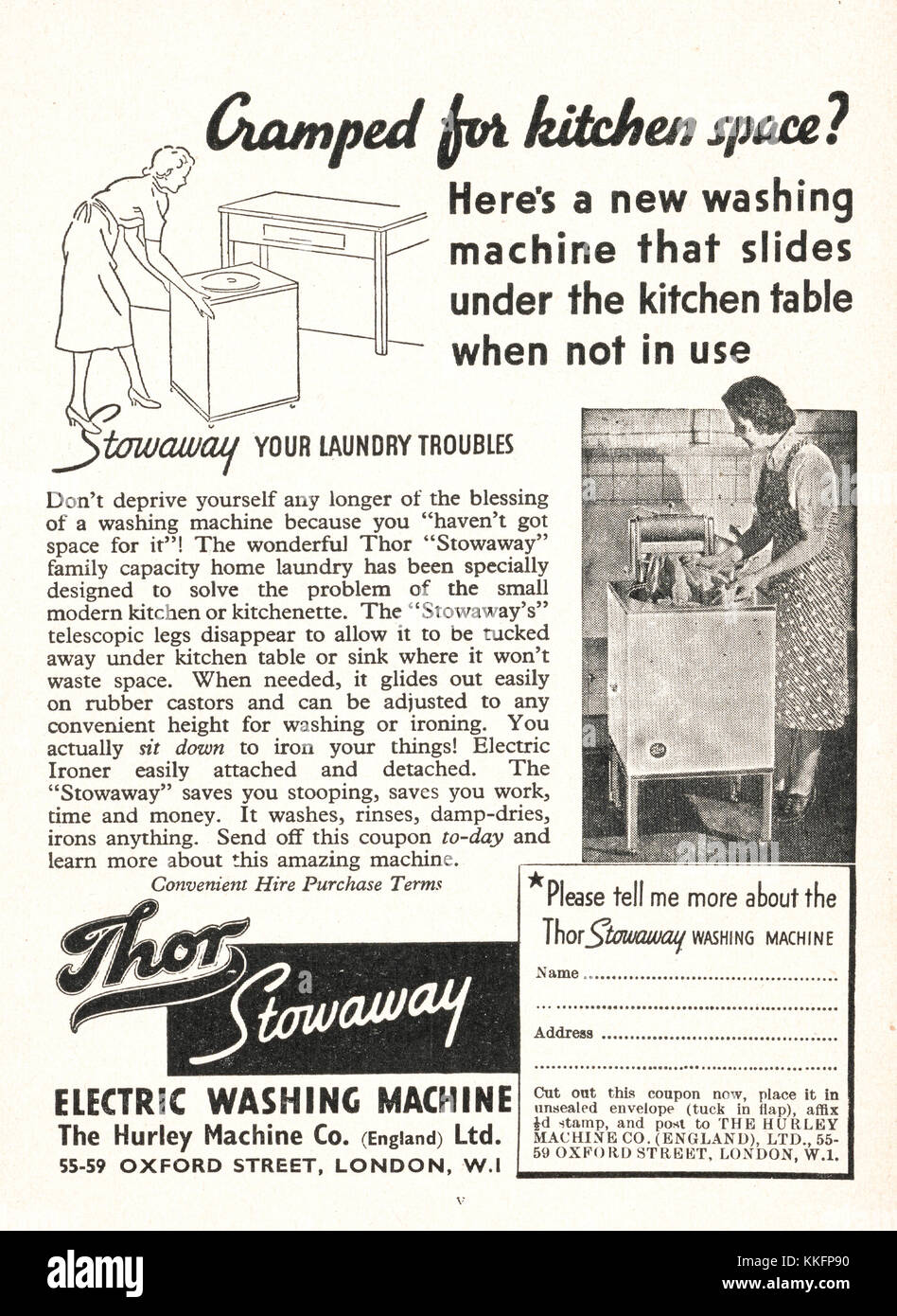 Thor Washing Machine High Resolution Stock Photography and Images - Alamy