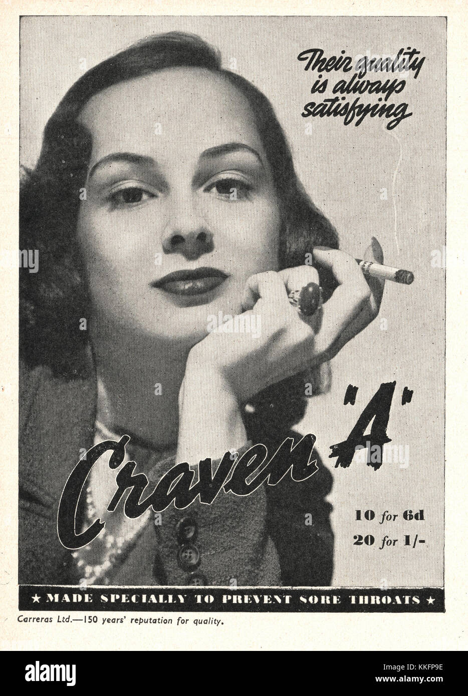 Craven a cigarettes hi-res stock photography and images - Alamy