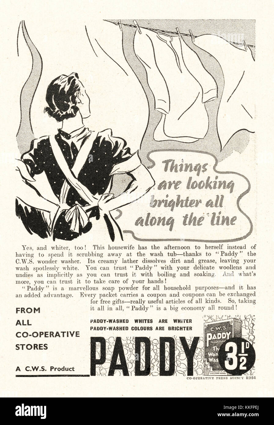 Washing powder advert hi-res stock photography and images - Alamy