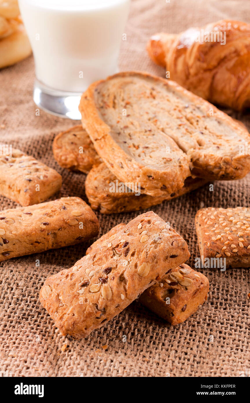 Low fat whole grain pastry Stock Photo - Alamy