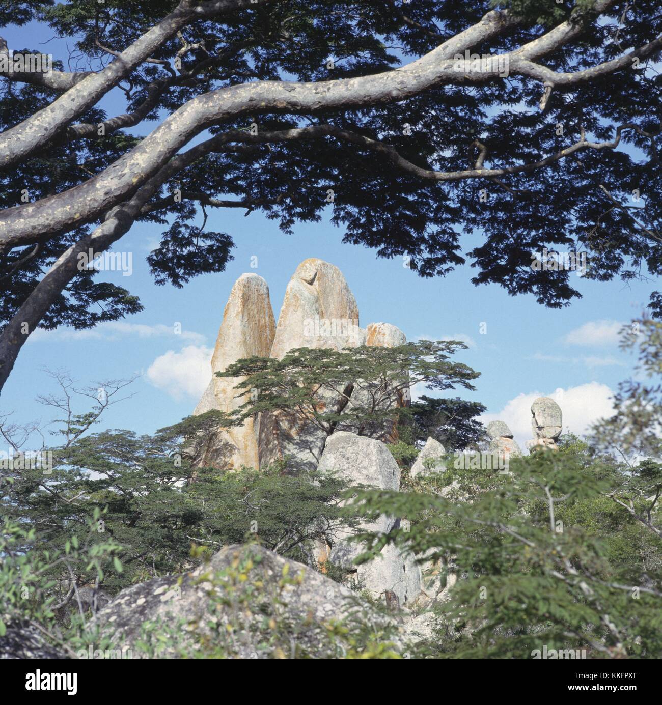 Rock formation, Gutu, Zimbabwe | usage worldwide Stock Photo - Alamy