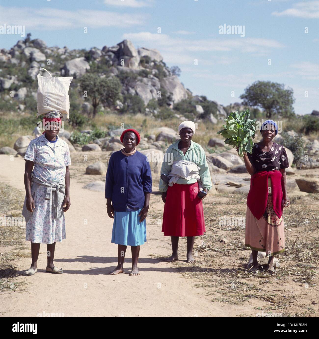 Women near Gutu, Zimbabwe | usage worldwide Stock Photo - Alamy