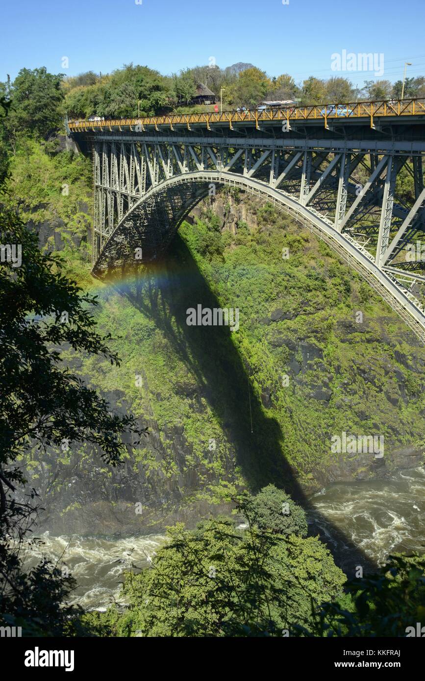 Bridge, Zambesi river, Zimbabwe | usage worldwide Stock Photo - Alamy