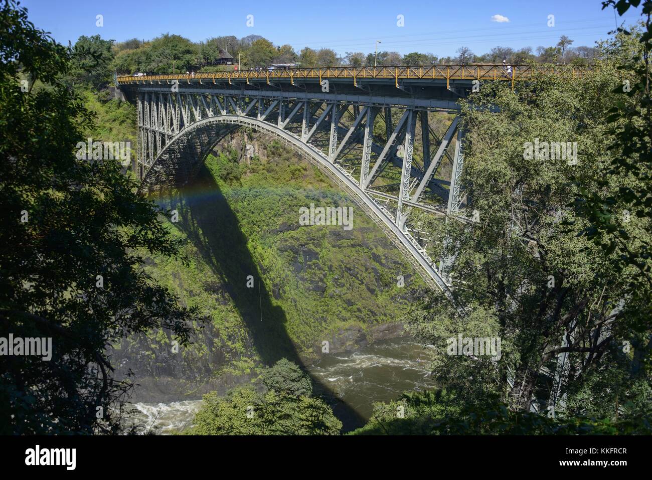 Bridge, Zambesi river, Zimbabwe | usage worldwide Stock Photo - Alamy