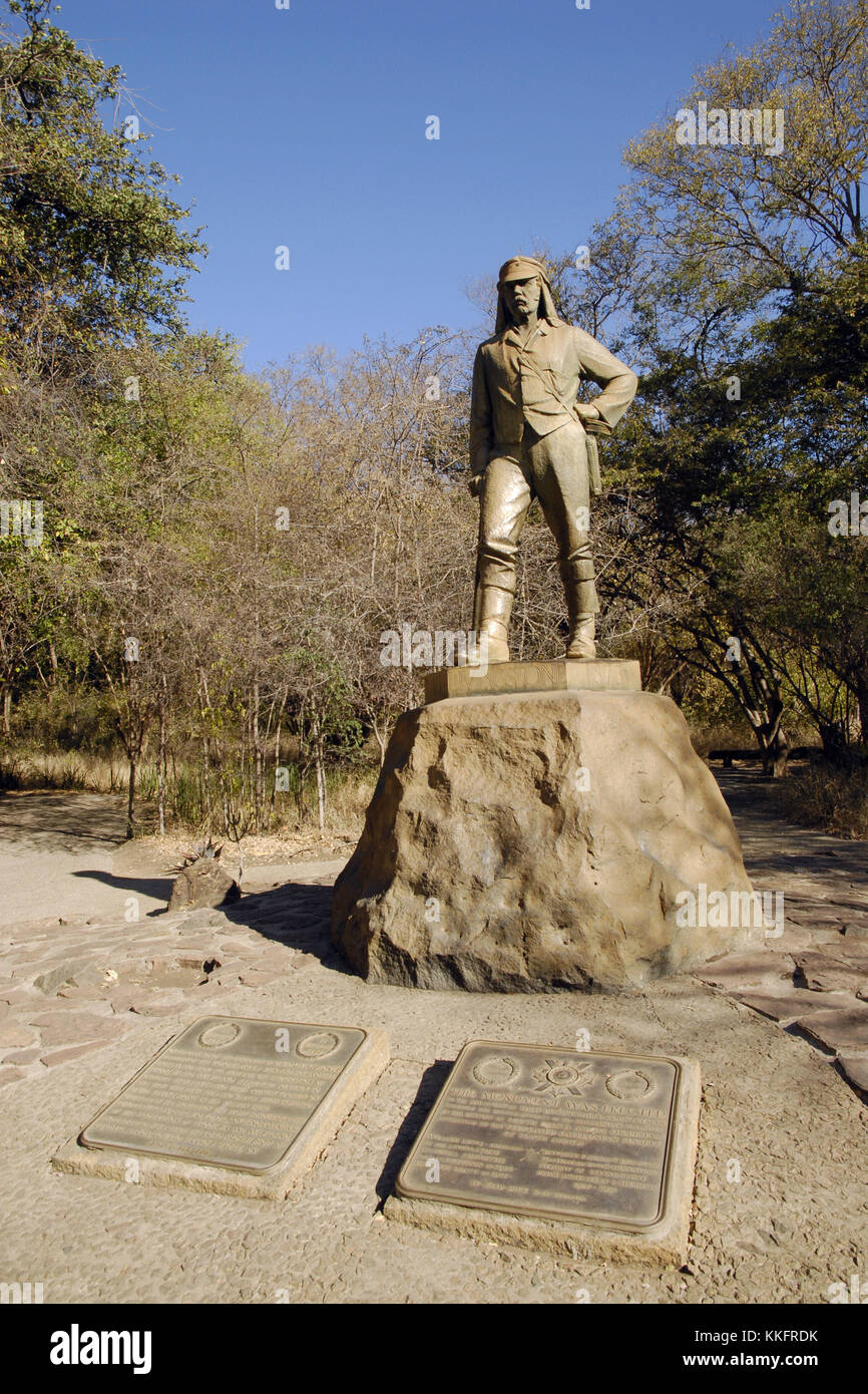Livingstone Memorial at Victoria Falls, Zimbabwe | usage worldwide ...