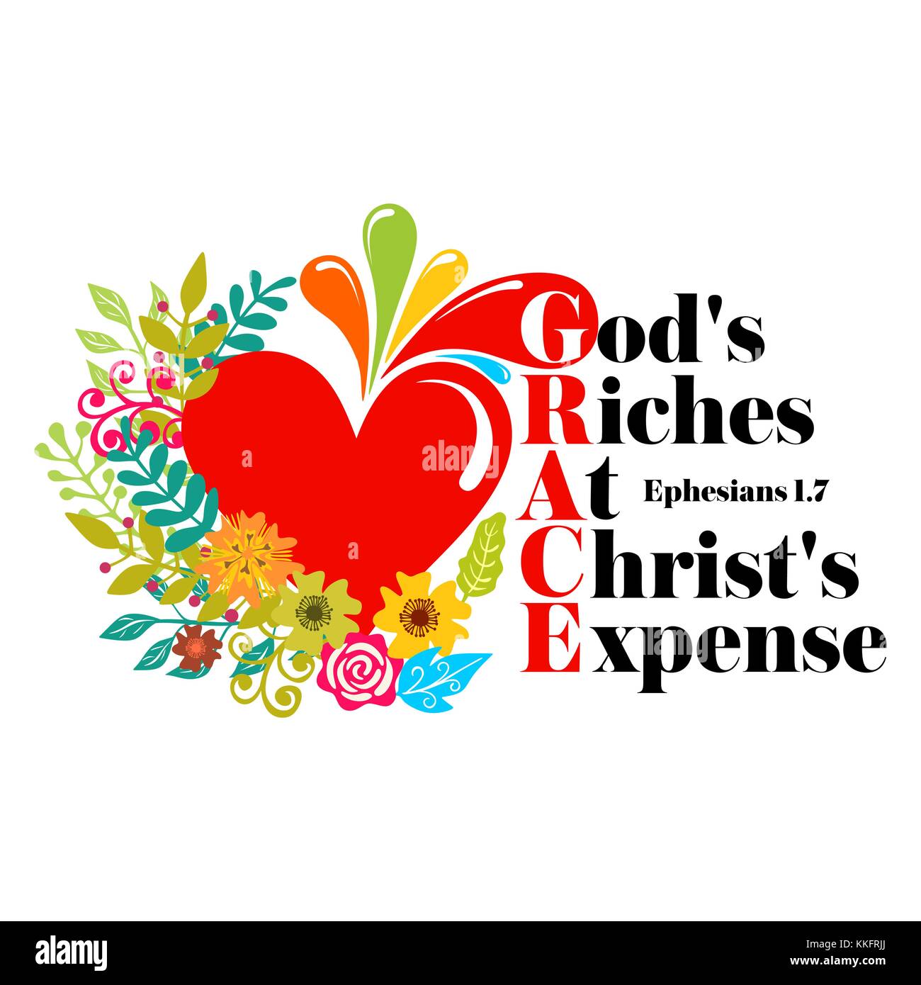 Bible lettering. Christian art. GRACE - God's Riches At Christ's ...
