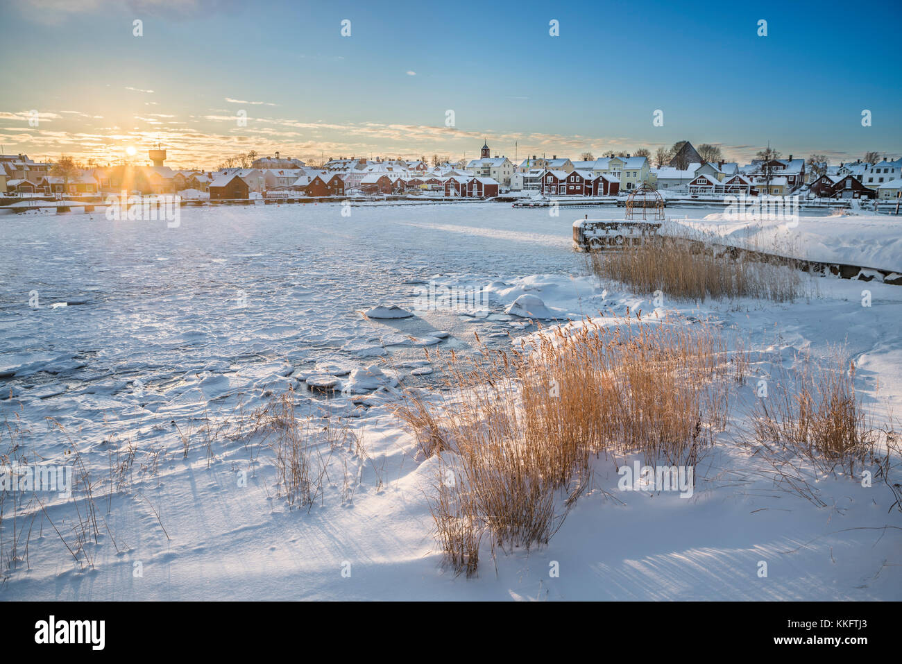 Swedish village winter hi-res stock photography and images - Alamy