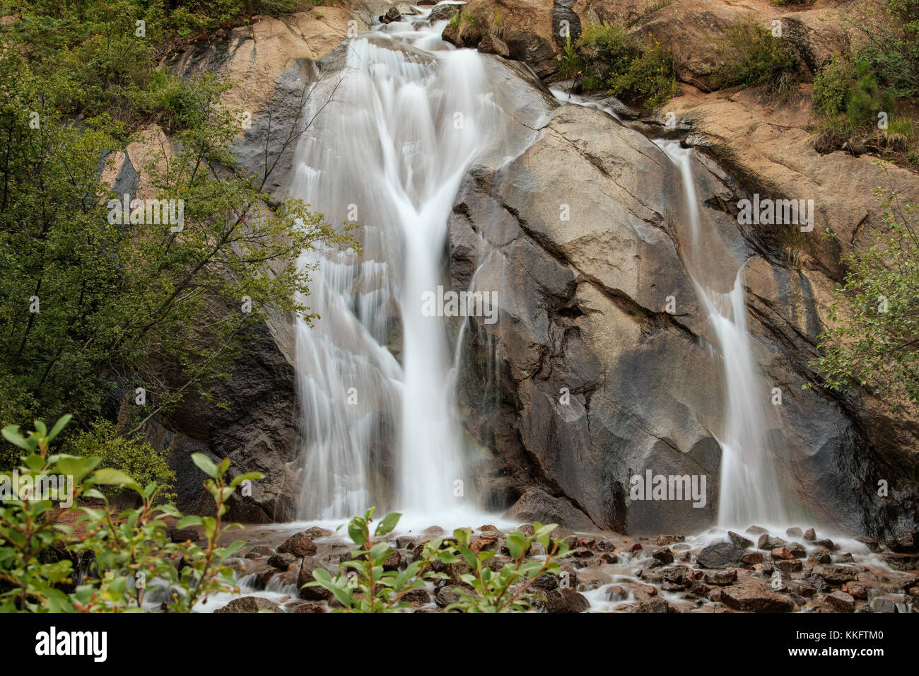 Helen Hunt Falls near Colorado Springs, CO Stock Photo - Alamy