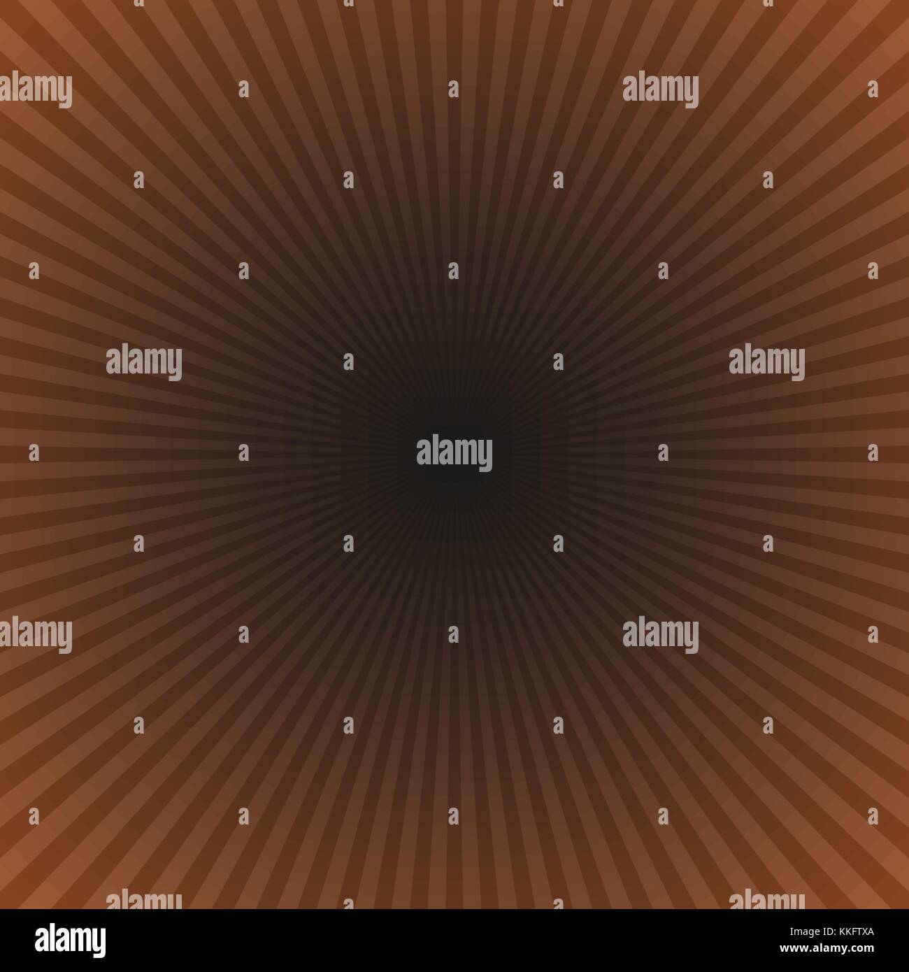 Brown abstract geometrical sunray background - retro vector graphic ...
