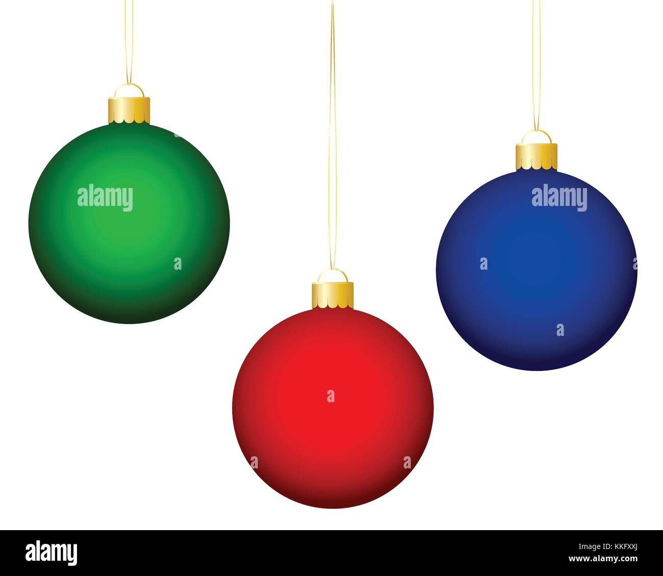 Colorful glass baubles on Stock Vector Images - Alamy