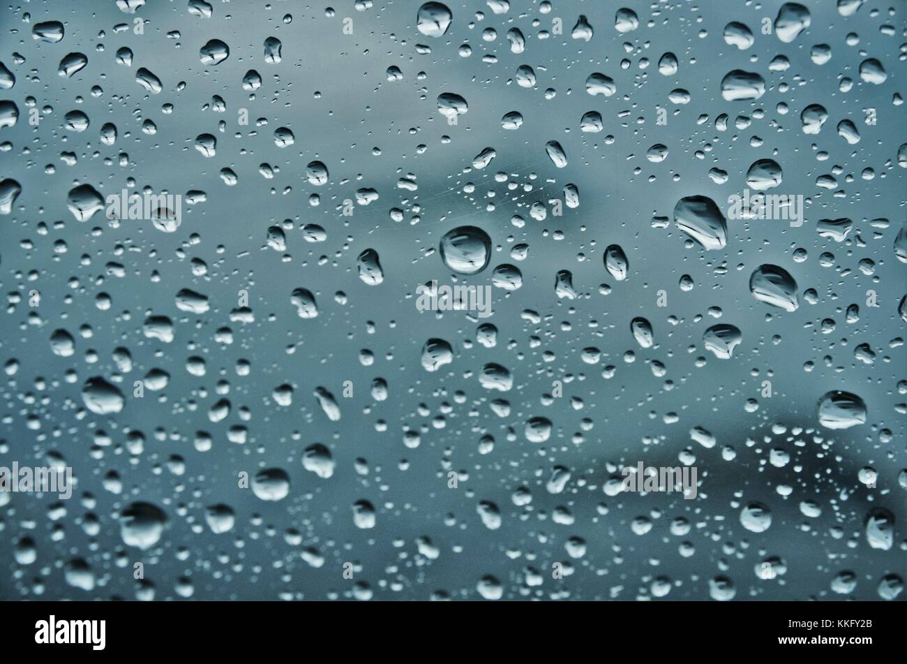 Raindrops on window Stock Photo - Alamy