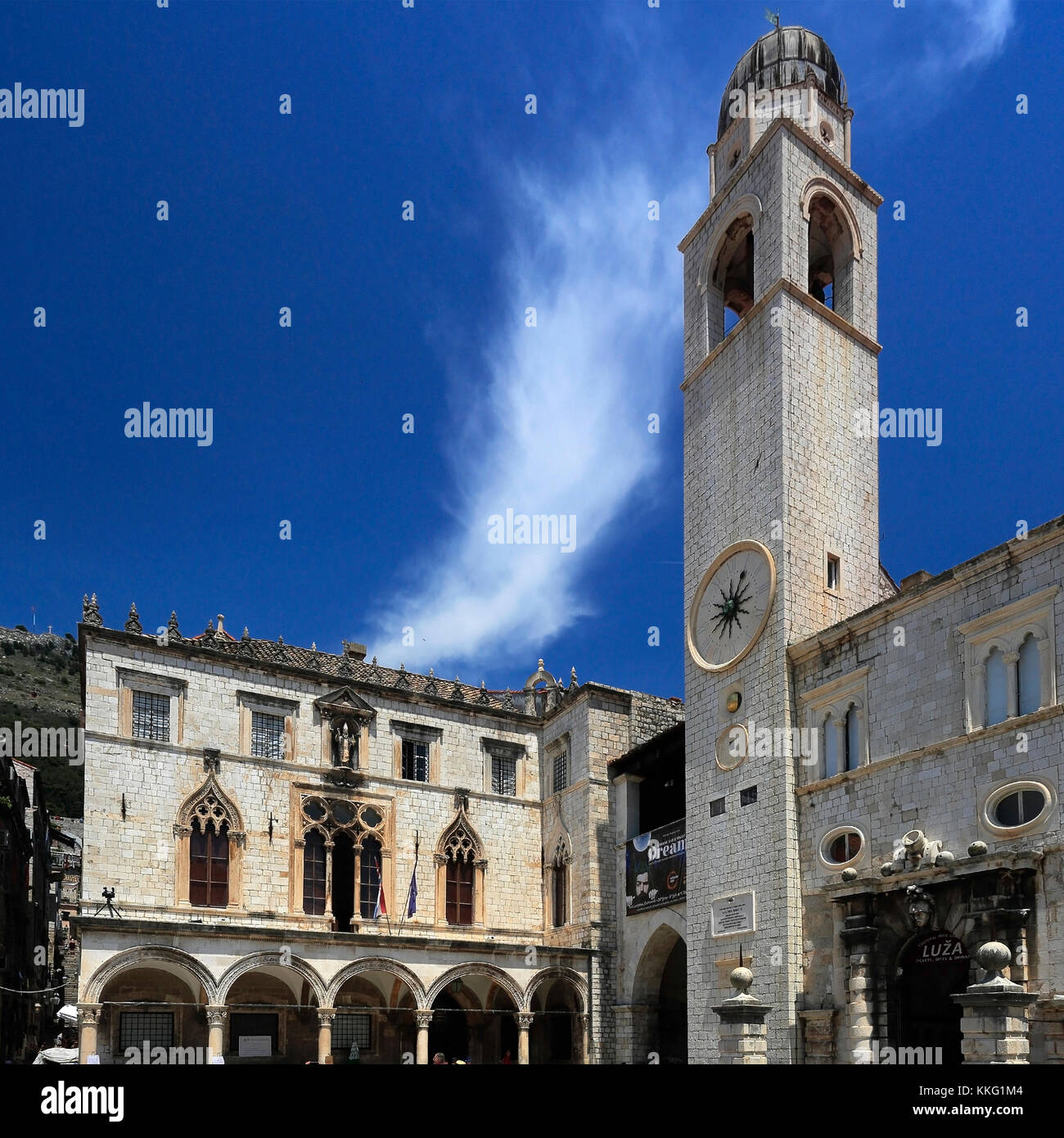 Summer, The Bell tower of the Dominican Monastery, Main Street of ...