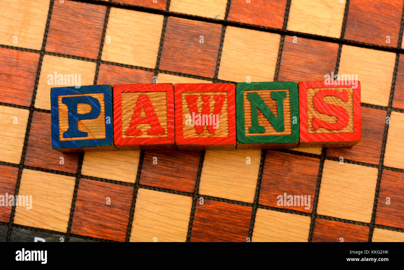 Chess Pawns word on board background wallpaper Stock Photo - Alamy