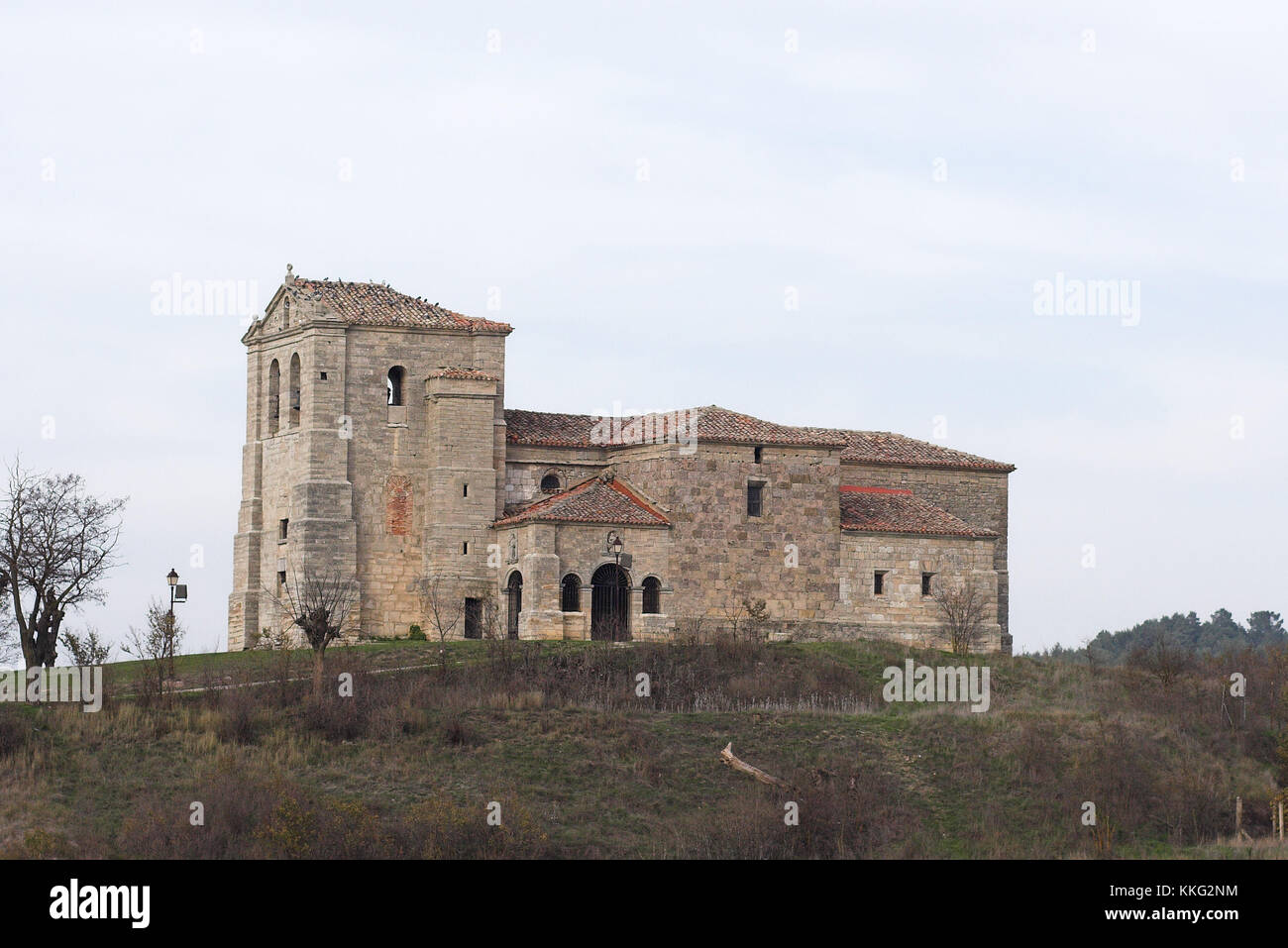 European ( spanish ) romanic church Stock Photo - Alamy