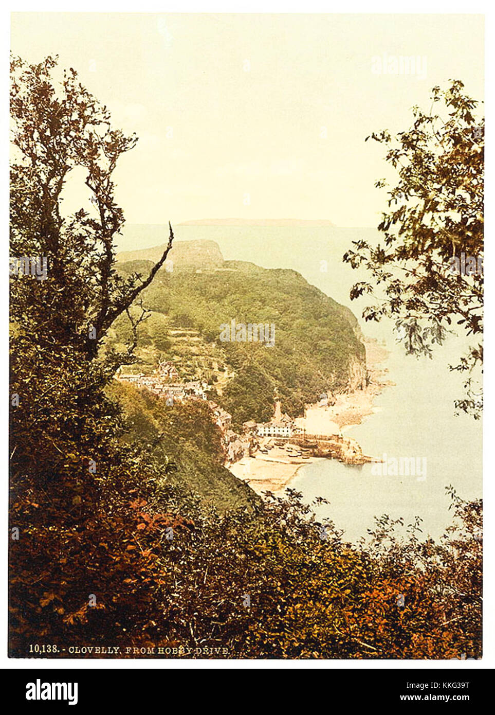 A vintage natural landscape with trees Stock Photo - Alamy