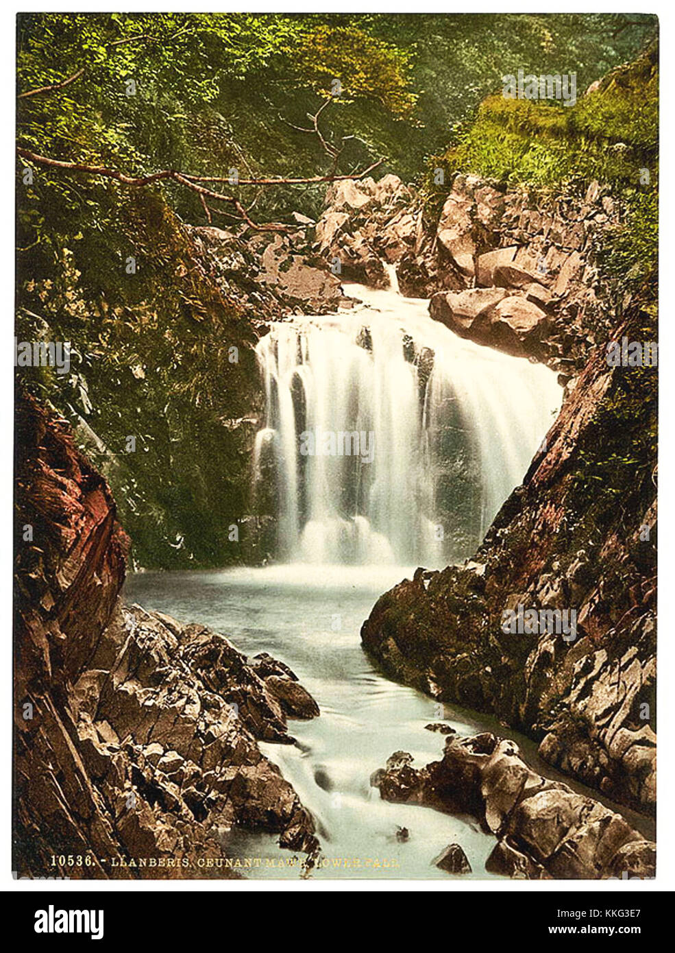 A vintage natural landscape with trees Stock Photo - Alamy