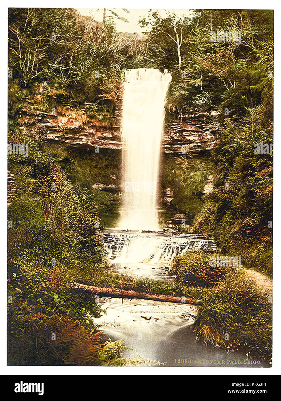 A vintage natural landscape with trees Stock Photo - Alamy