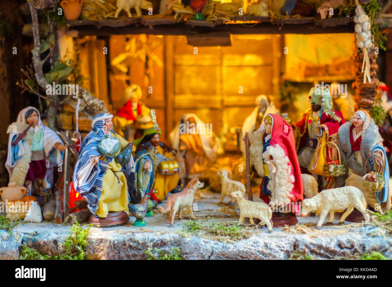 Via San Gregorio Armeno in Naples: street of the nativity scene makers ...