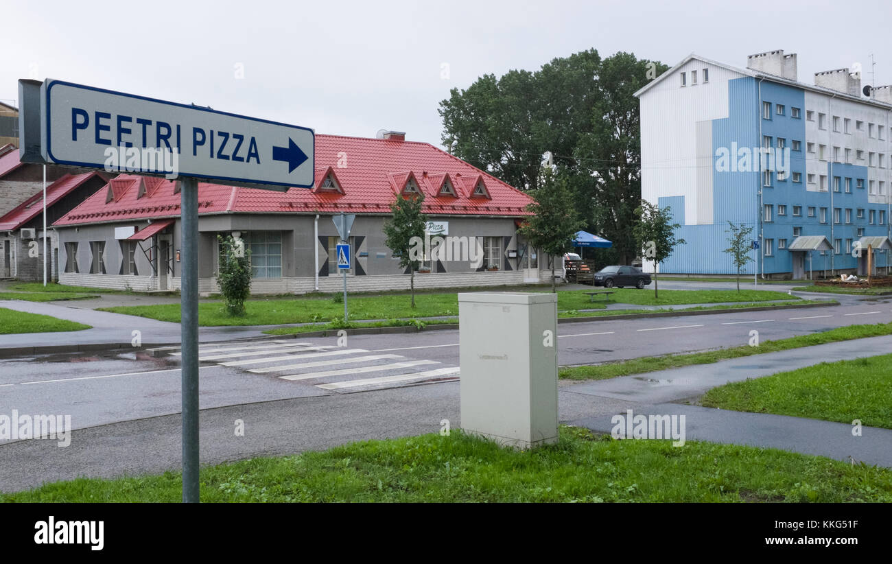 Buildings and public spaces, including residential, in the former ...