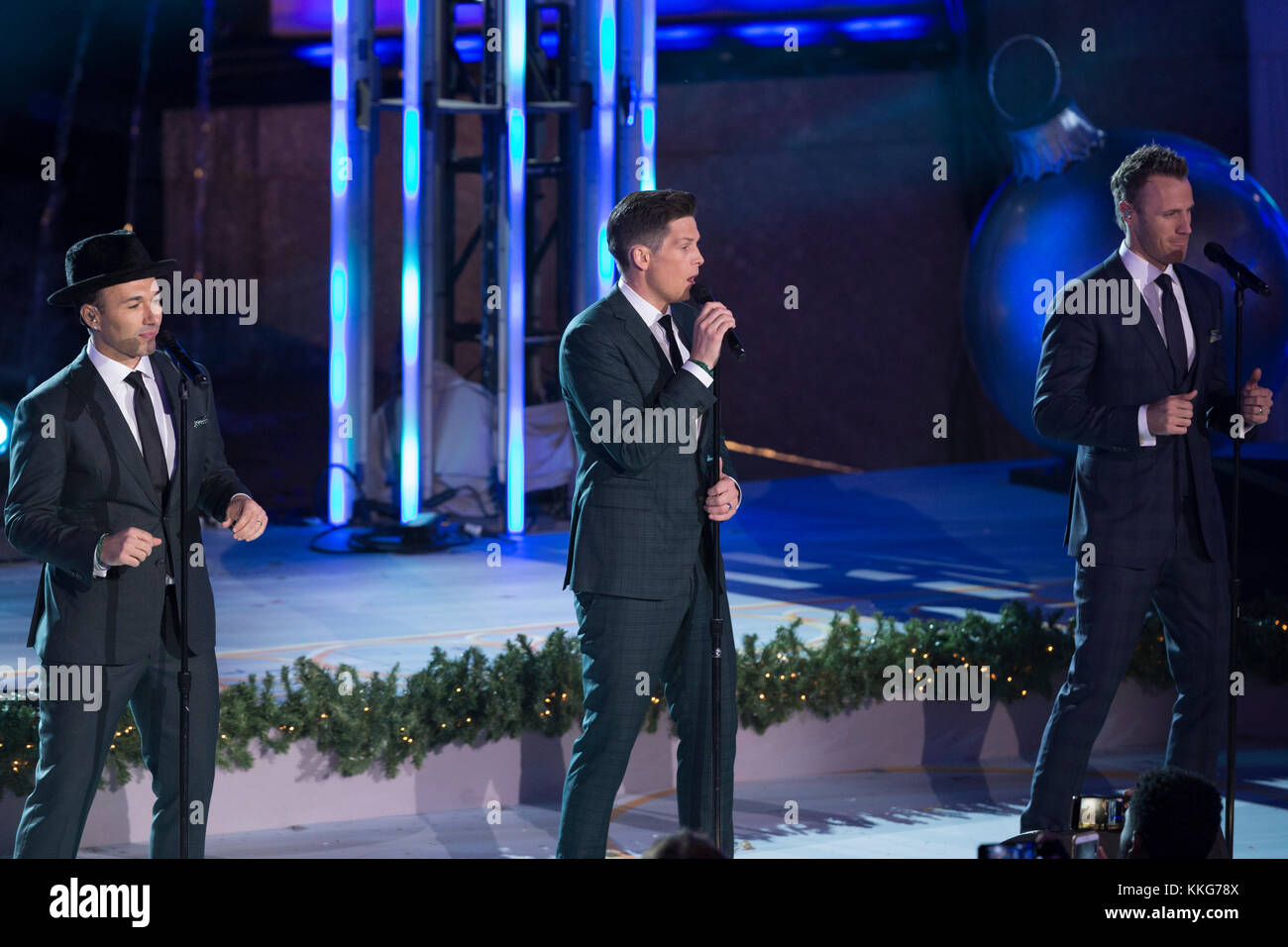 New York, NY - November 29, 2017: Victor Micallef, Clifton Murray ...