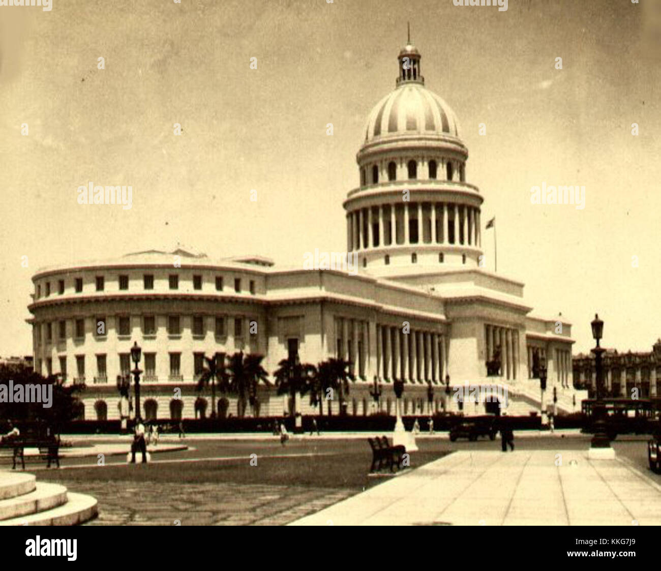 The New Capitol Building in Havana, Cuba, built in 1920, is a symbol of ...
