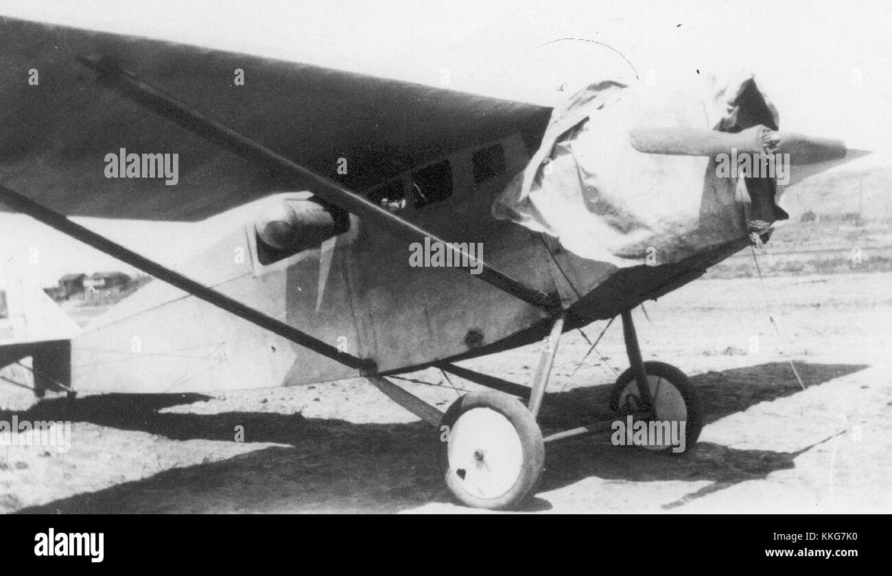 Vintage monoplane Black and White Stock Photos & Images - Alamy