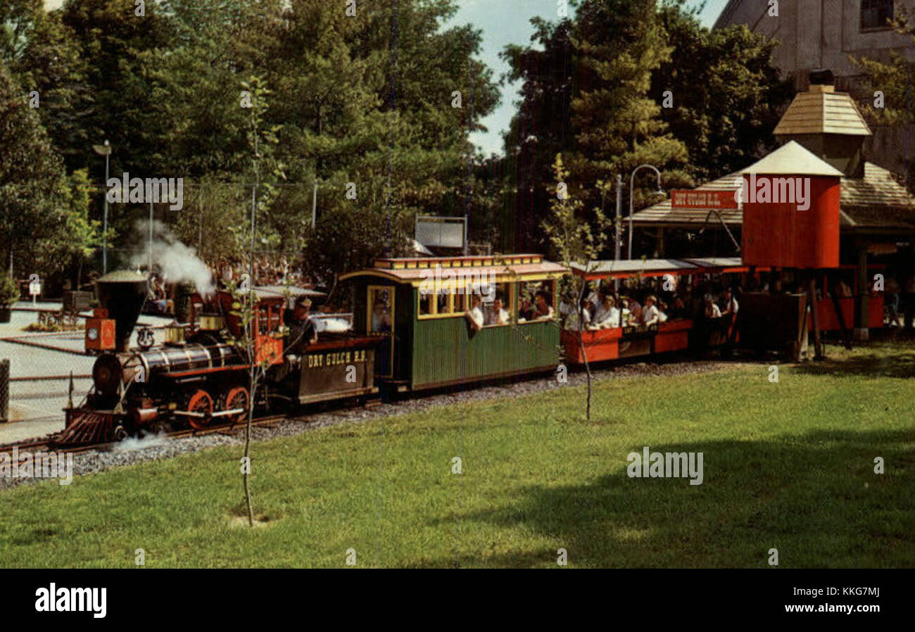 Hersheypark Dry Gulch miniature train 1966 Stock Photo - Alamy