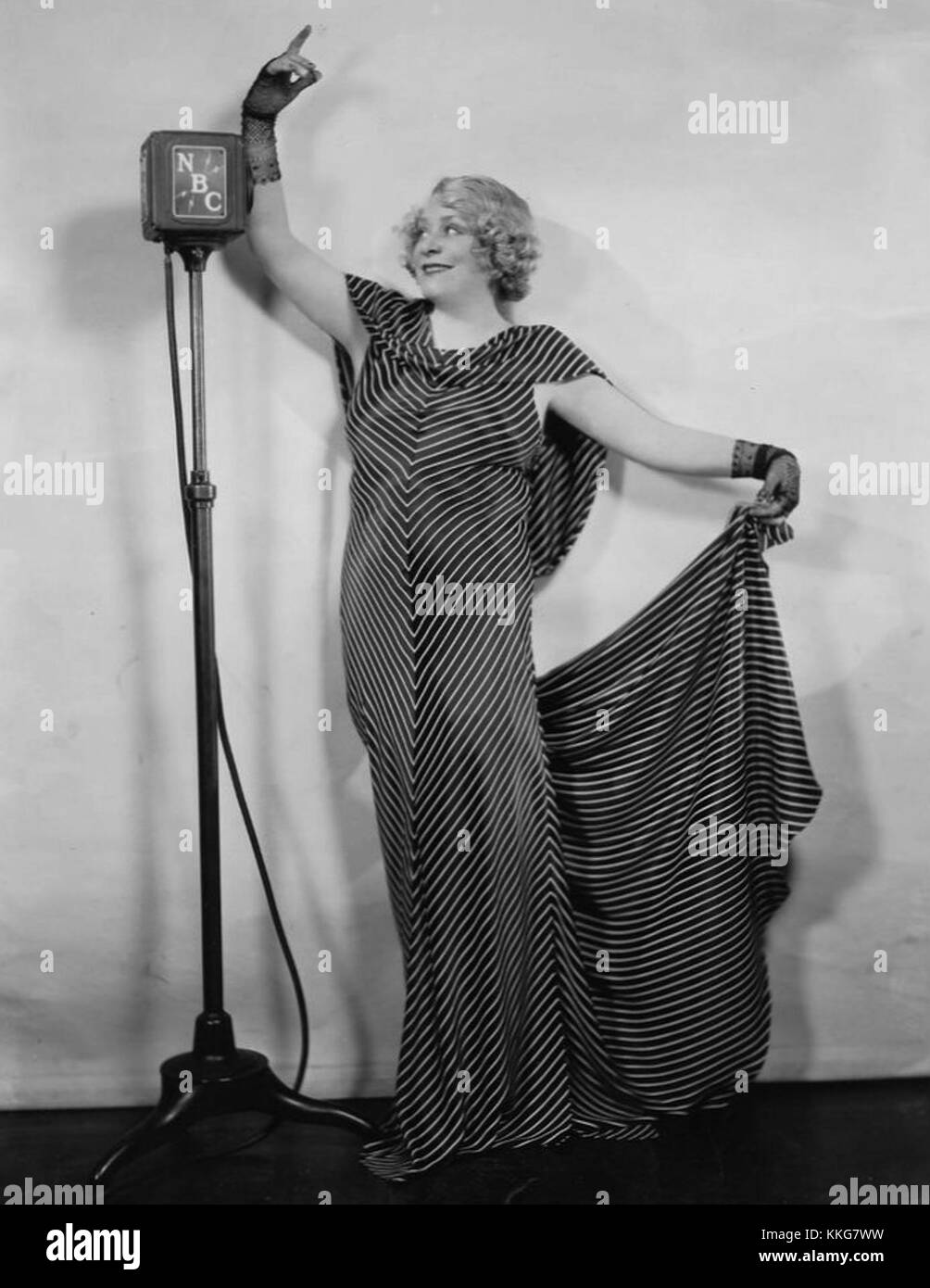 A 1933 portrait of Irene Franklin, an American actress known for her ...