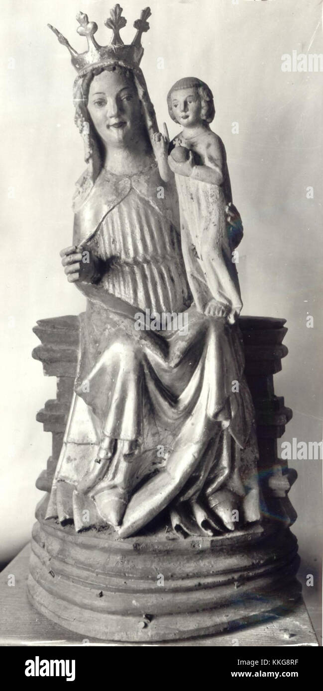 Madonna Enthroned and Child is a well-known religious artwork ...
