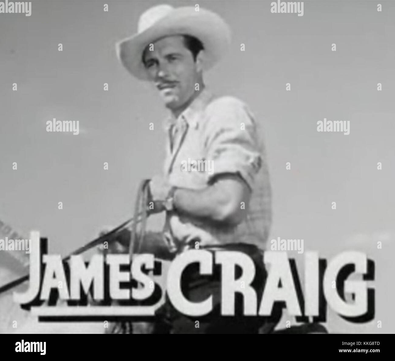 James Craig, an actor, is seen in a scene from the Boys Ranch trailer ...