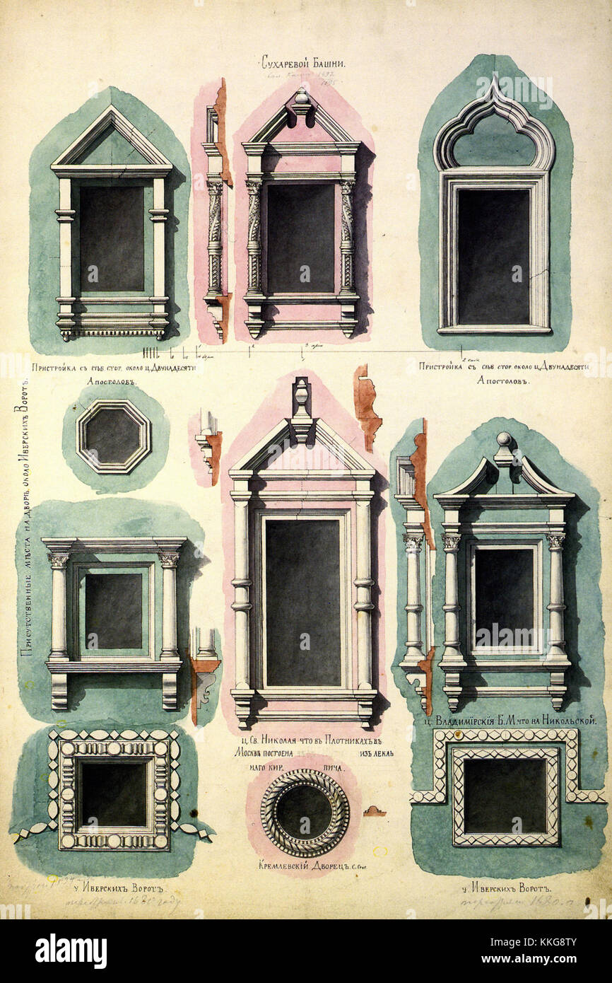 This 17th-century Muscovite window and portals are examples of ...