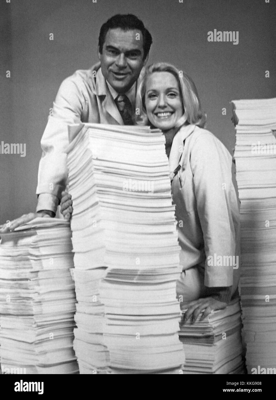 James Pritchett and Elizabeth Hubbard starred in the 1973 soap opera ...