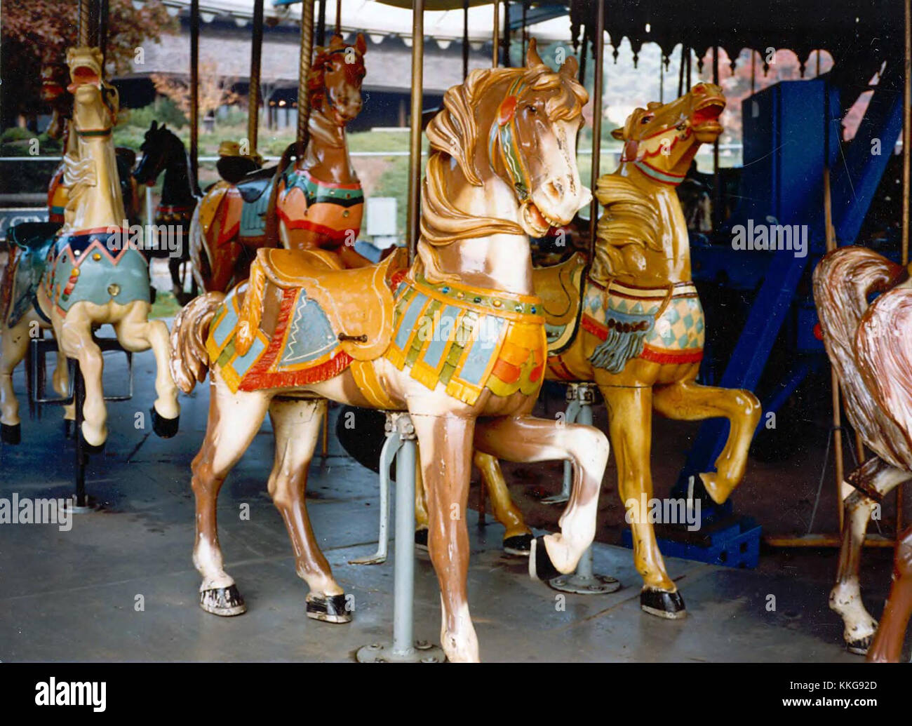 Mangels Carousel 1987 - Portland Oregon Stock Photo - Alamy