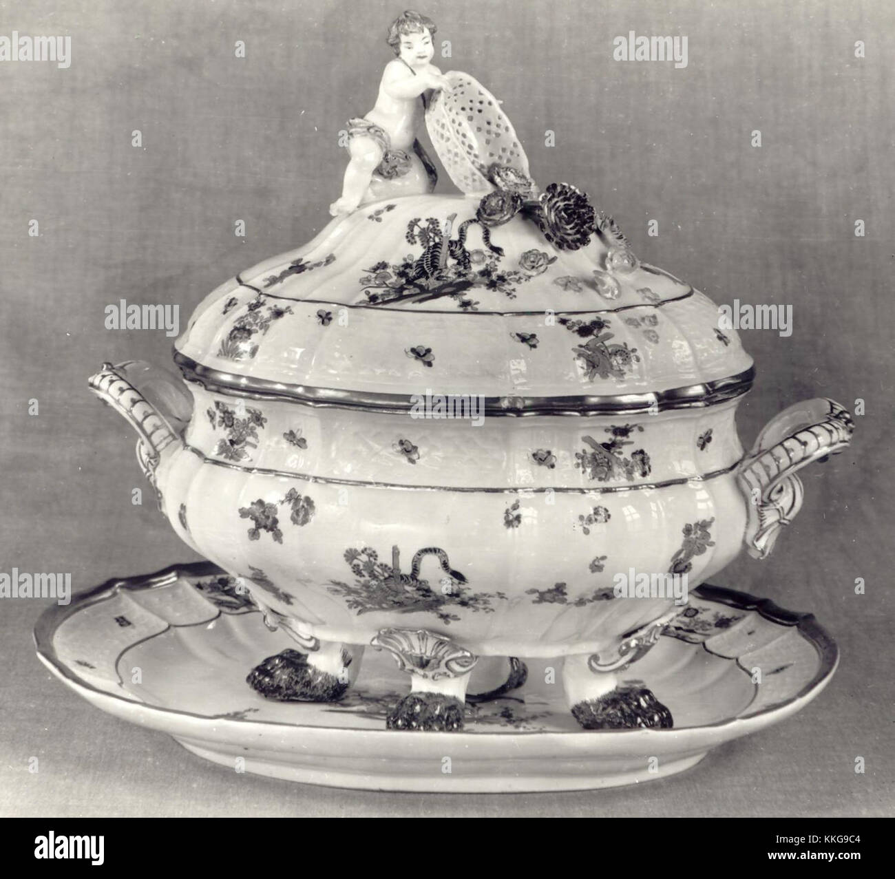 The *Meissen Tureen* is a fine porcelain piece produced by the Meissen ...