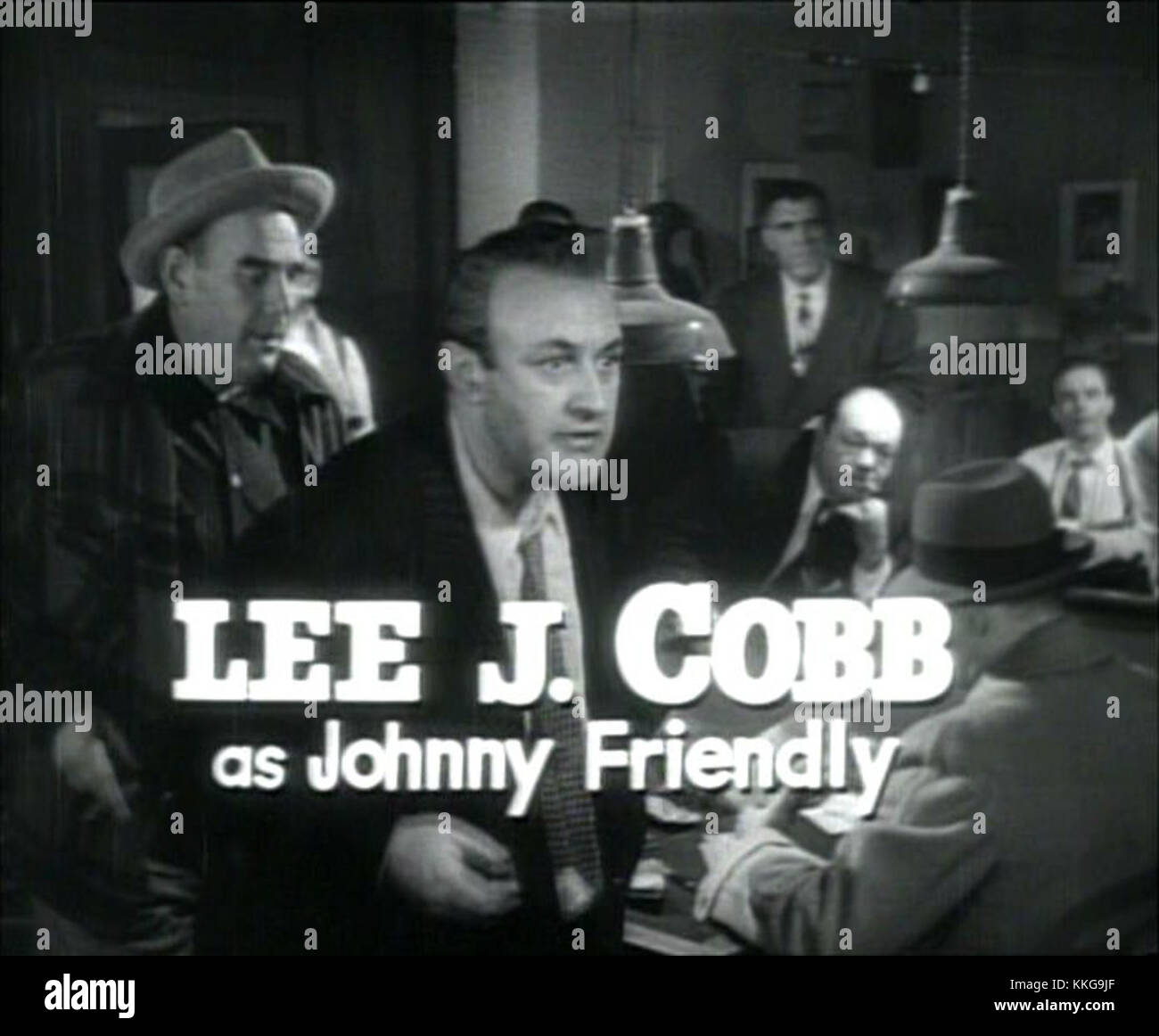 This image features actor Lee J. Cobb in a scene from 'On the ...