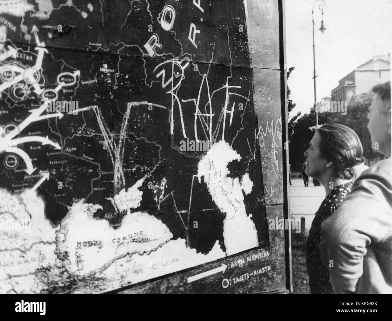 German occupation map hi-res stock photography and images - Alamy