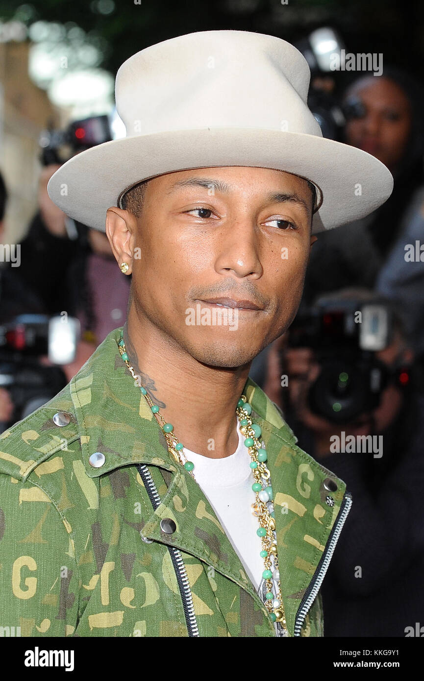American singer Pharrell Williams attends the GQ Men of the Year Awards ...