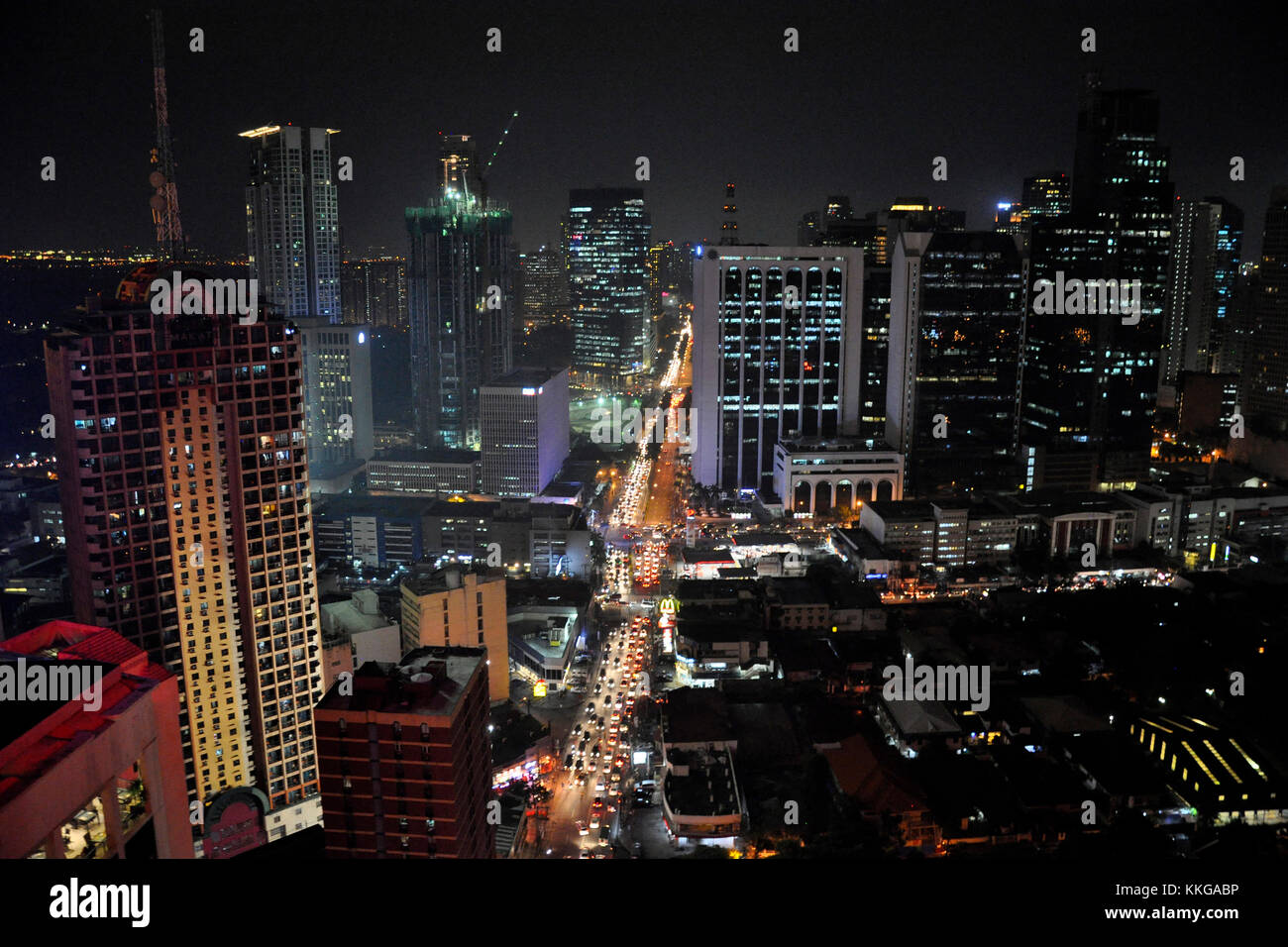 Manila Philippines Night High Resolution Stock Photography and Images ...
