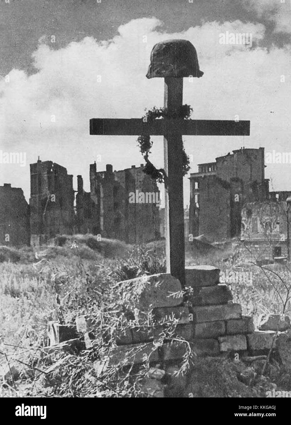 This grave in Warsaw commemorates Polish soldiers who fought in World ...