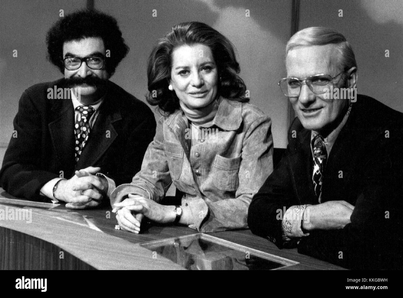 This image shows the panel from the 1973 episode of the 'Today' show, a ...