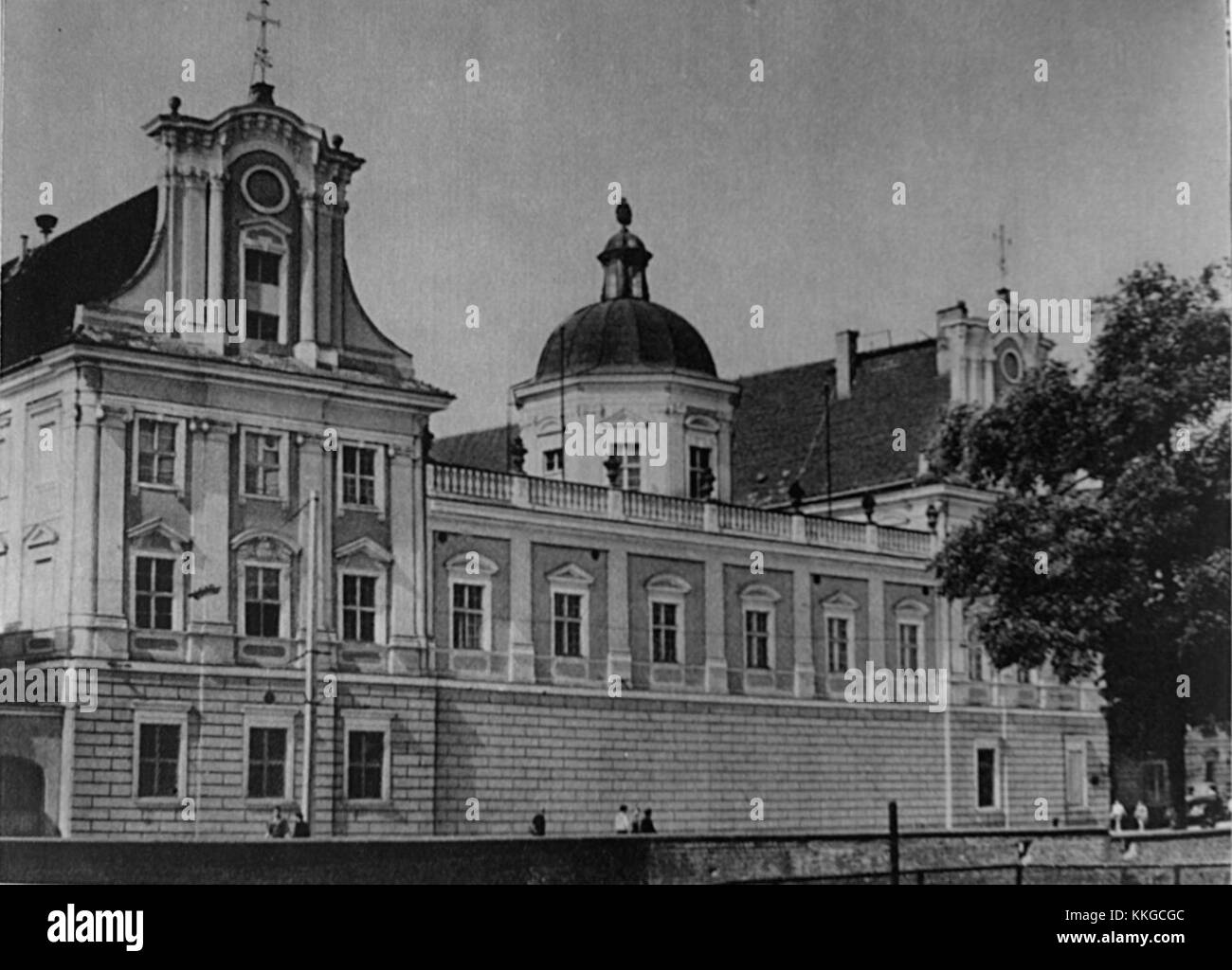 Wroclaw in poland architecture Black and White Stock Photos & Images ...