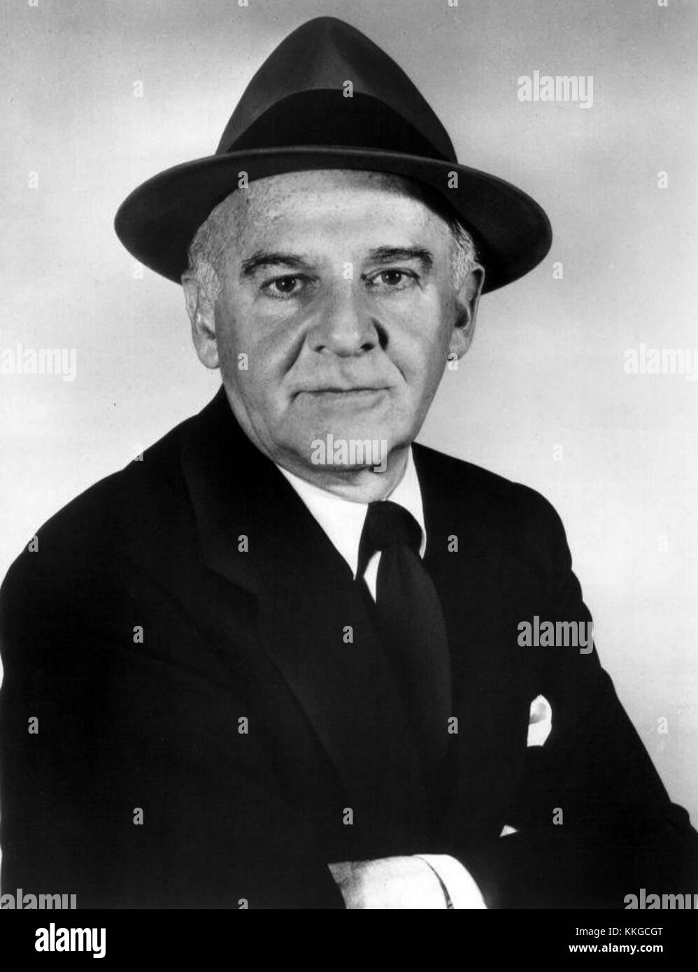 Walter Winchell, the iconic American newspaper columnist and radio ...