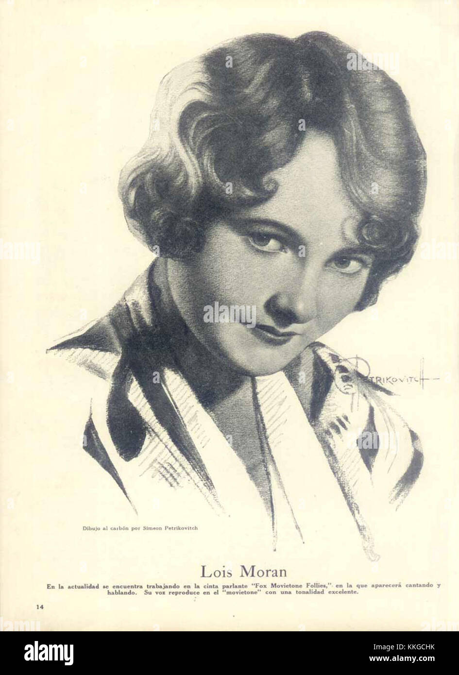 Actress lois moran hi-res stock photography and images - Alamy