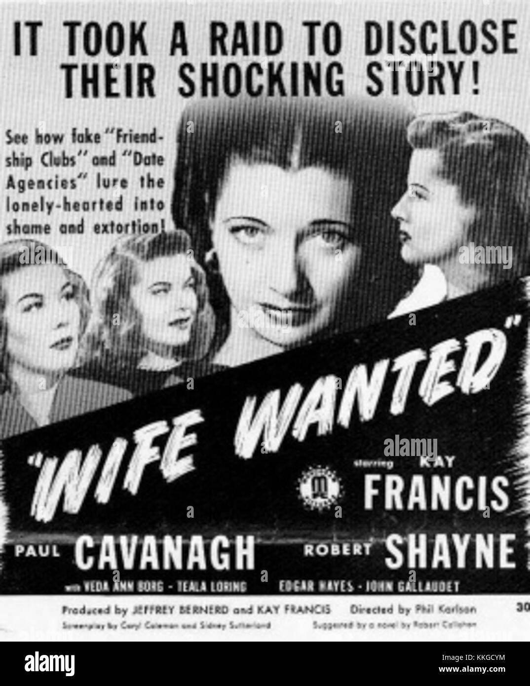 A historical 'Wife Wanted' poster, typically used in the 19th and early ...