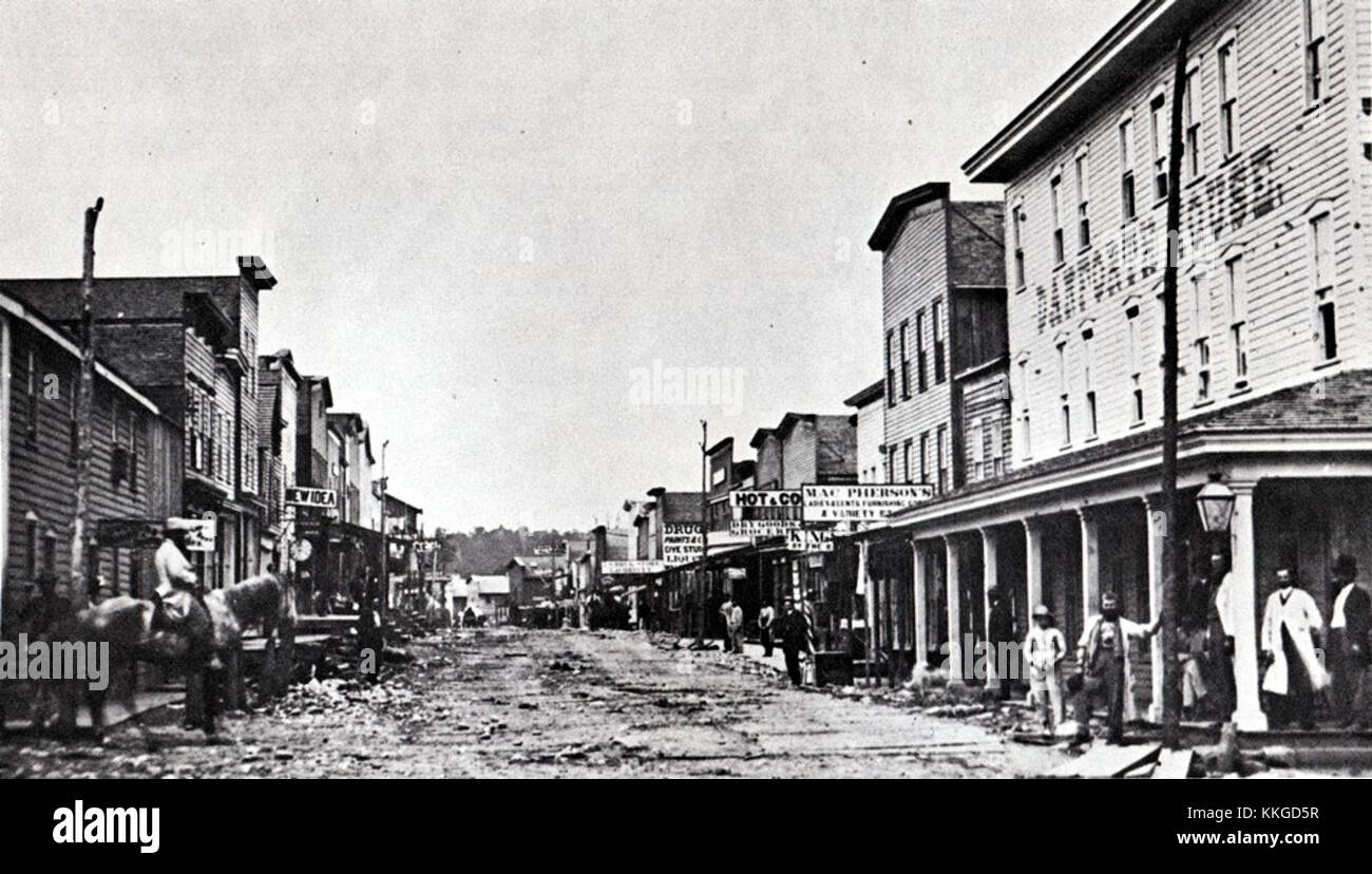 Pithole, Pennsylvania, was once a booming oil town in the 19th century ...