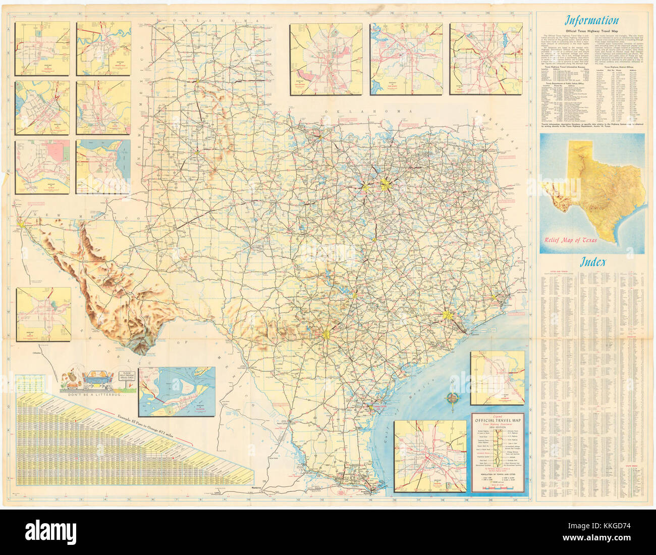 1956 map hi-res stock photography and images - Alamy