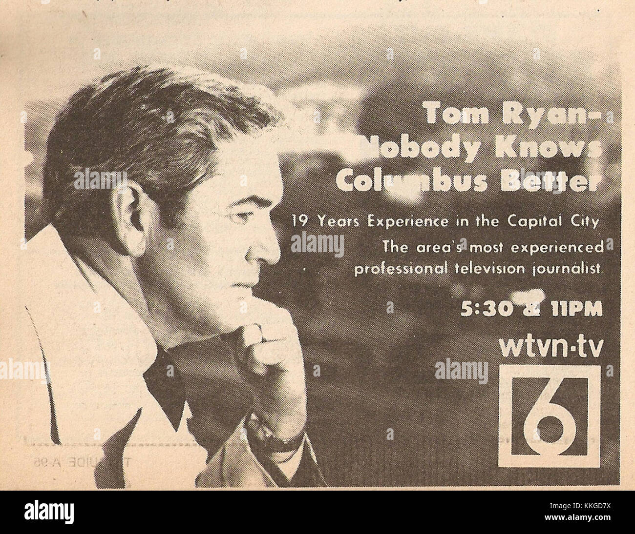 1980 tom ryan wtvn Stock Photo - Alamy