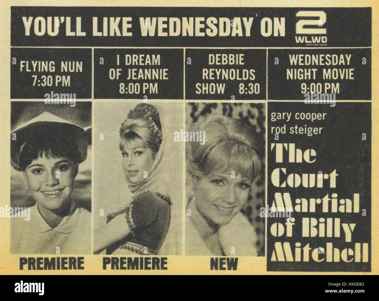 1960s tv guide hi-res stock photography and images - Alamy