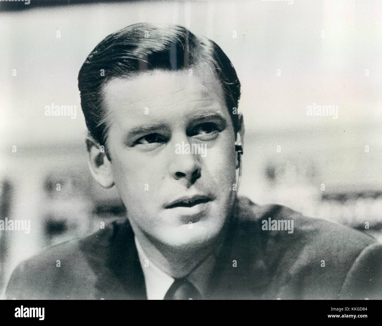 Peter Jennings, a renowned ABC News journalist and anchor, is captured ...